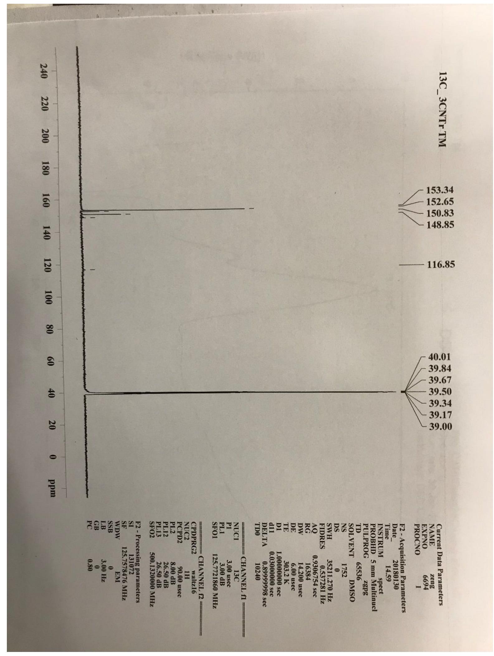 'h and '3c nmr spectra of 13