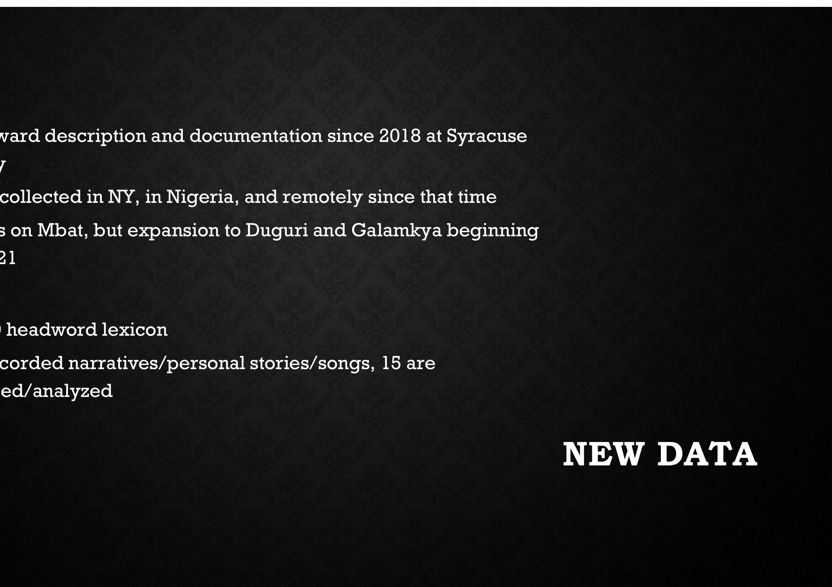 Figure 4 - ON THE PLACE OF JARAWAN AMONG BANTOID LANGUAGES