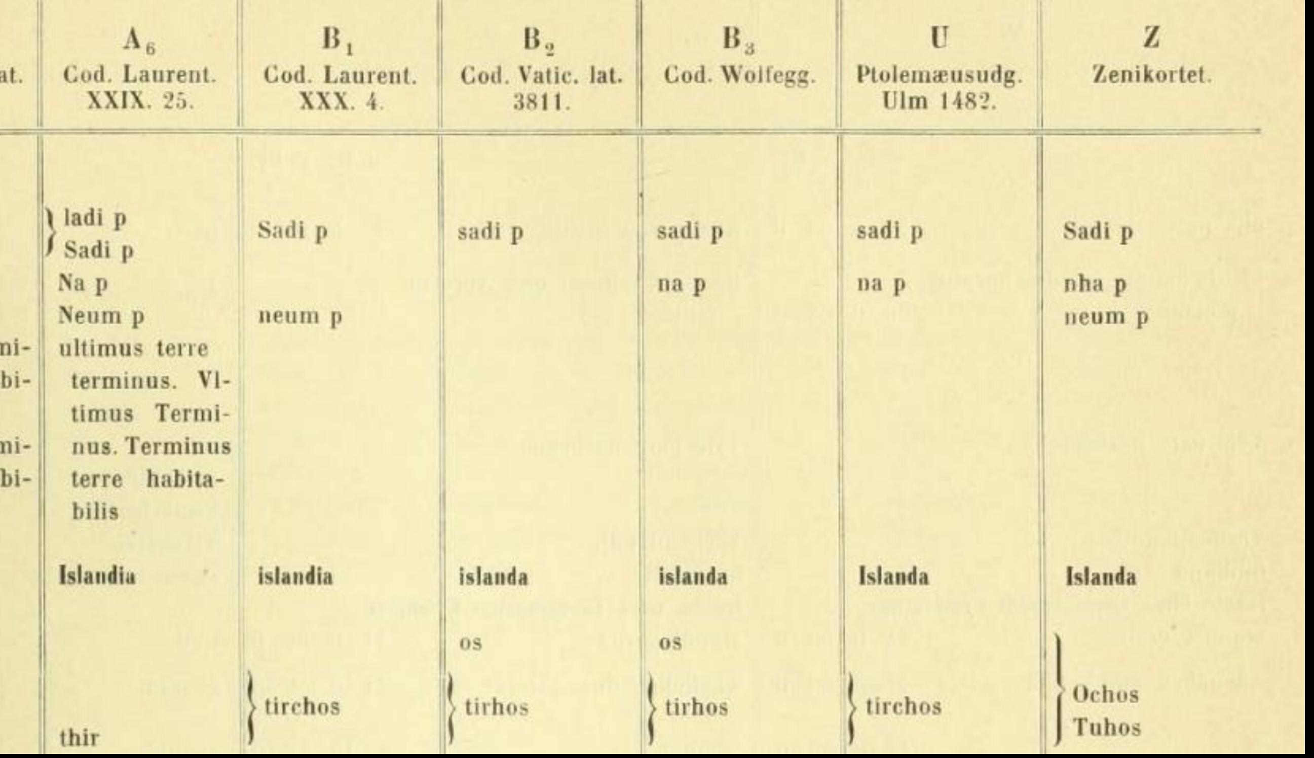 Figure 8 - 1427 Claudius Clavus First Map of the North