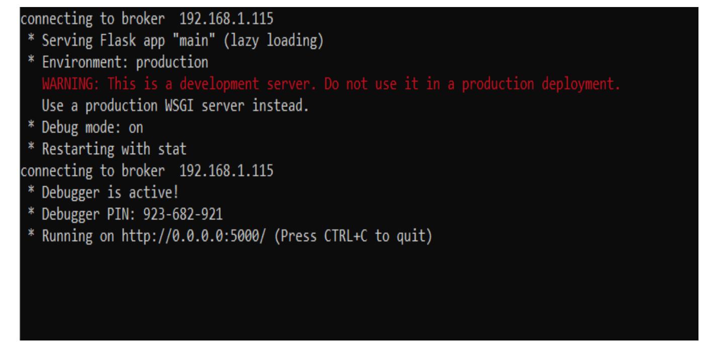 Flask architecture provides a python backend for our ui