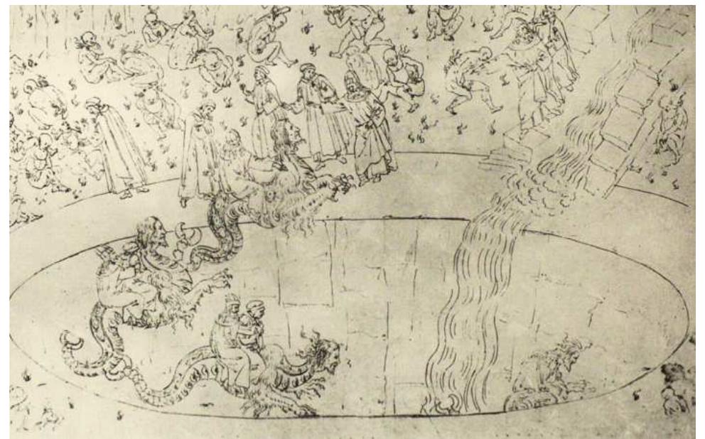 Sandro botticelli, inferno xvii berlin, kupferstichkabinett