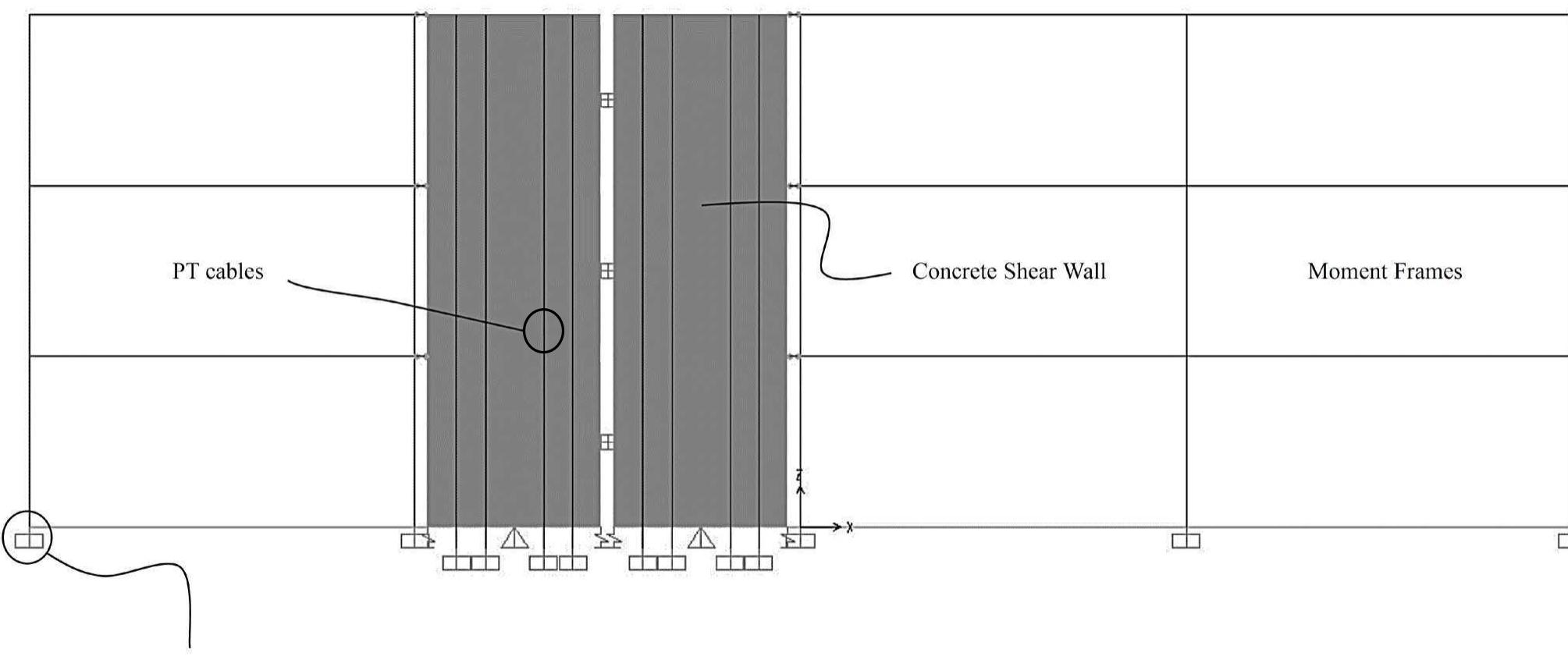 Fixed connection to foundation fig. 4. elevation view and