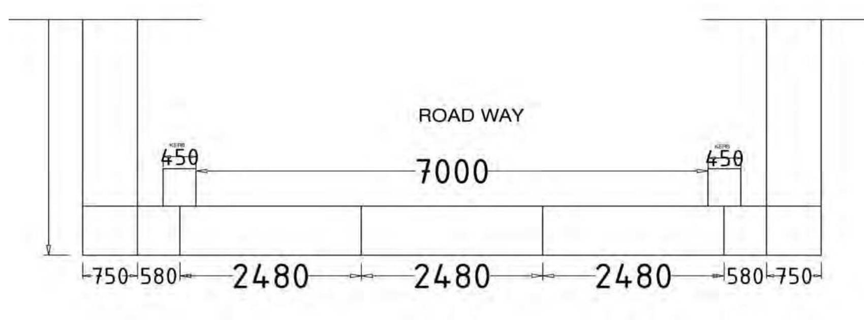 12: cross section of steel bridge showing deck and stringer