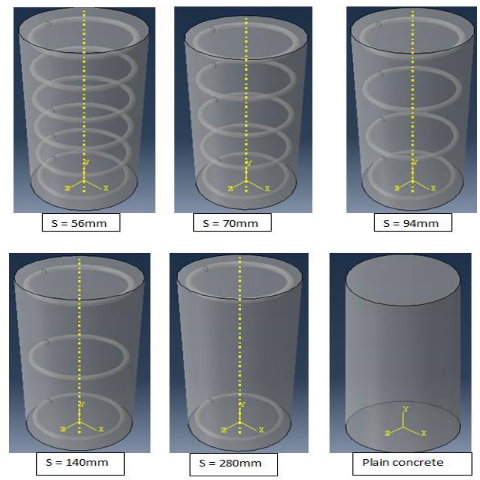 6 modeling of confined concrete by circular hoop in abaqus