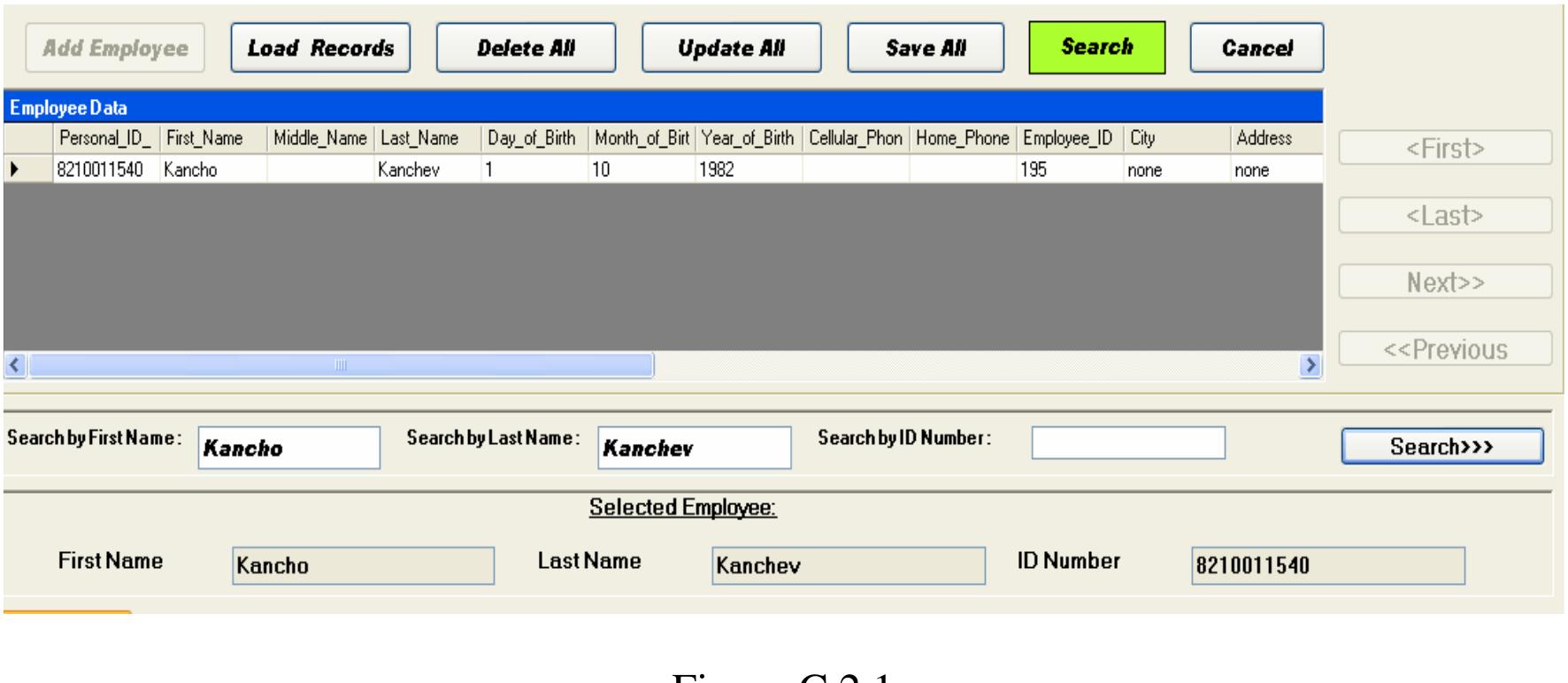 Figure 28 - Employee Management System