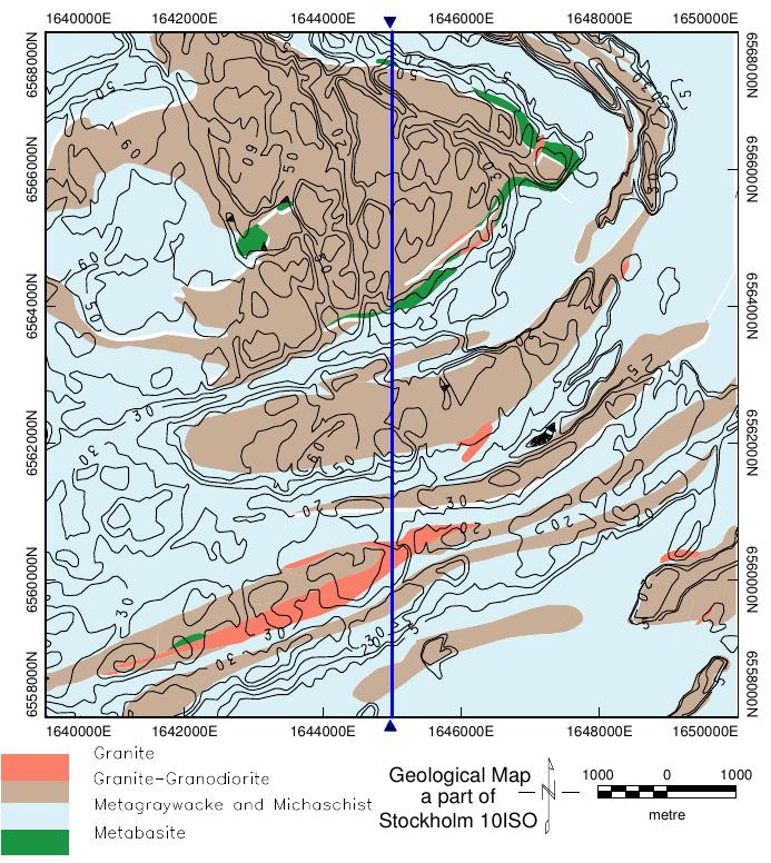 3.1. a simplified geologic map of the stockholm area