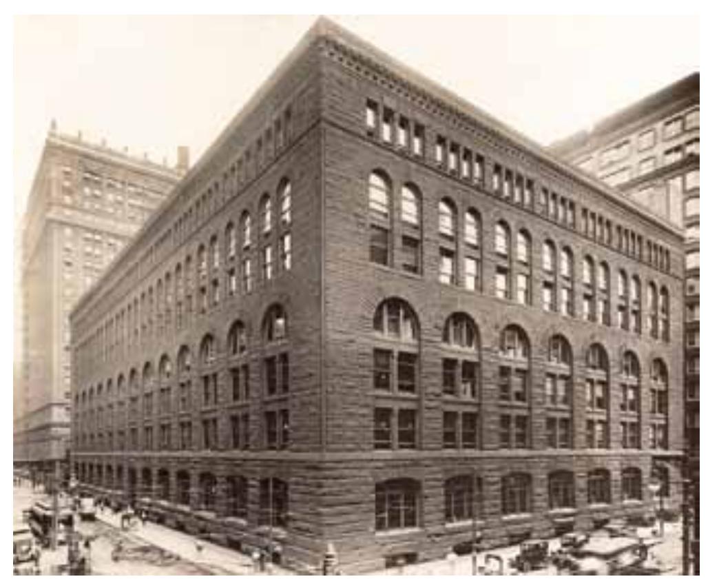 Exterior, marshall fields wholesale store (1885-87),