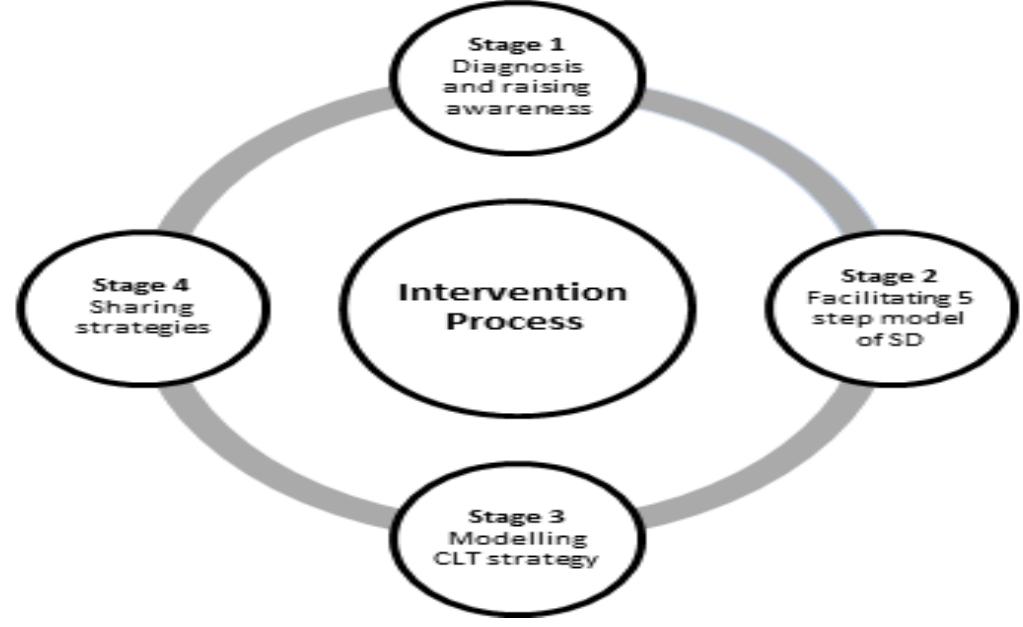 |. diagram of the intervention process. whole in the