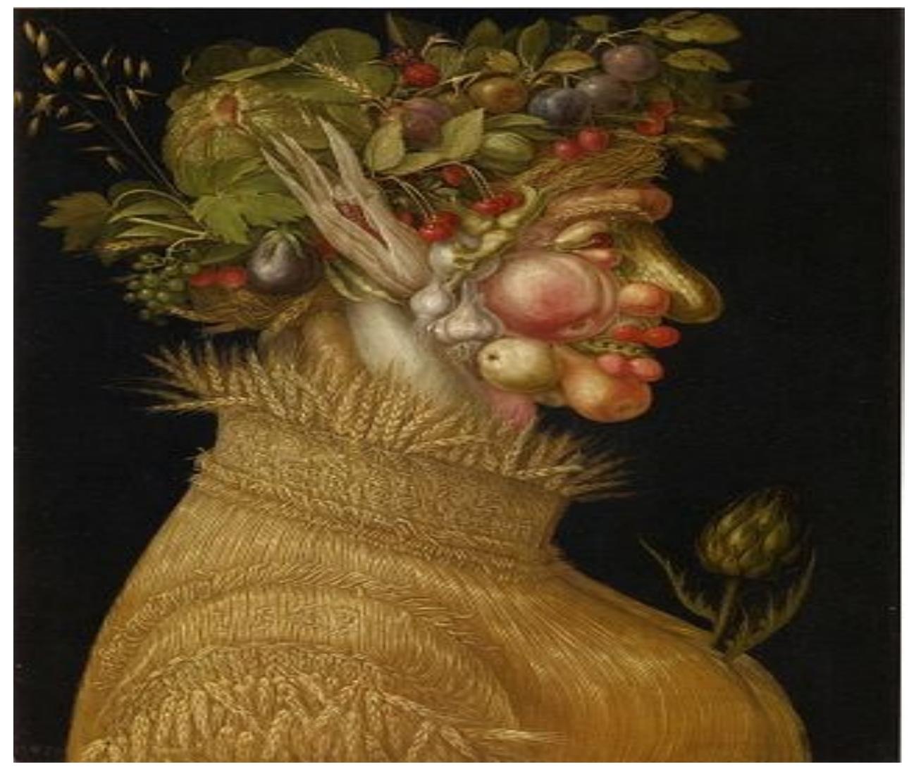 Giuseppe arcimboldo, summer, 1572, louvre museum, paris