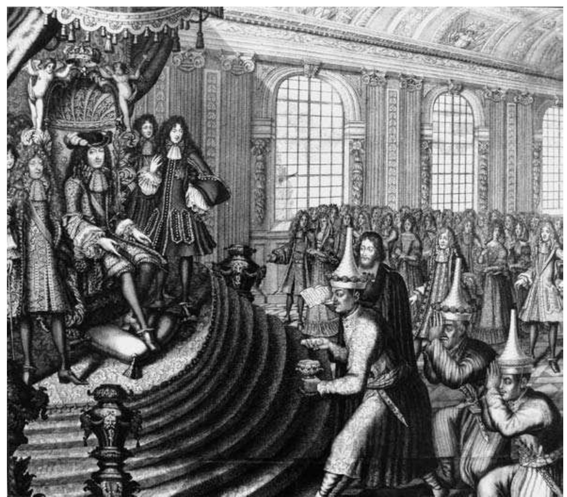 Fic. 2.1 nicolas de larmessin. reception of siamese