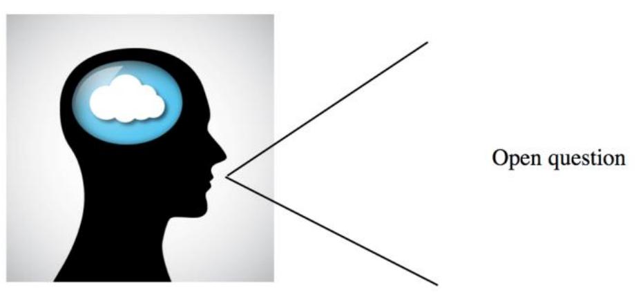 Figure 3 - Open thinking, closed questioning: Two kinds of