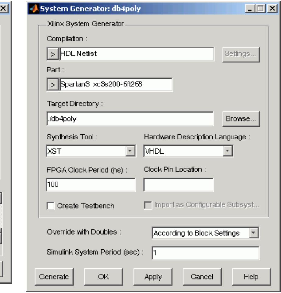 Figure 7 - Discrete Wavelet Transform FPGA Design using