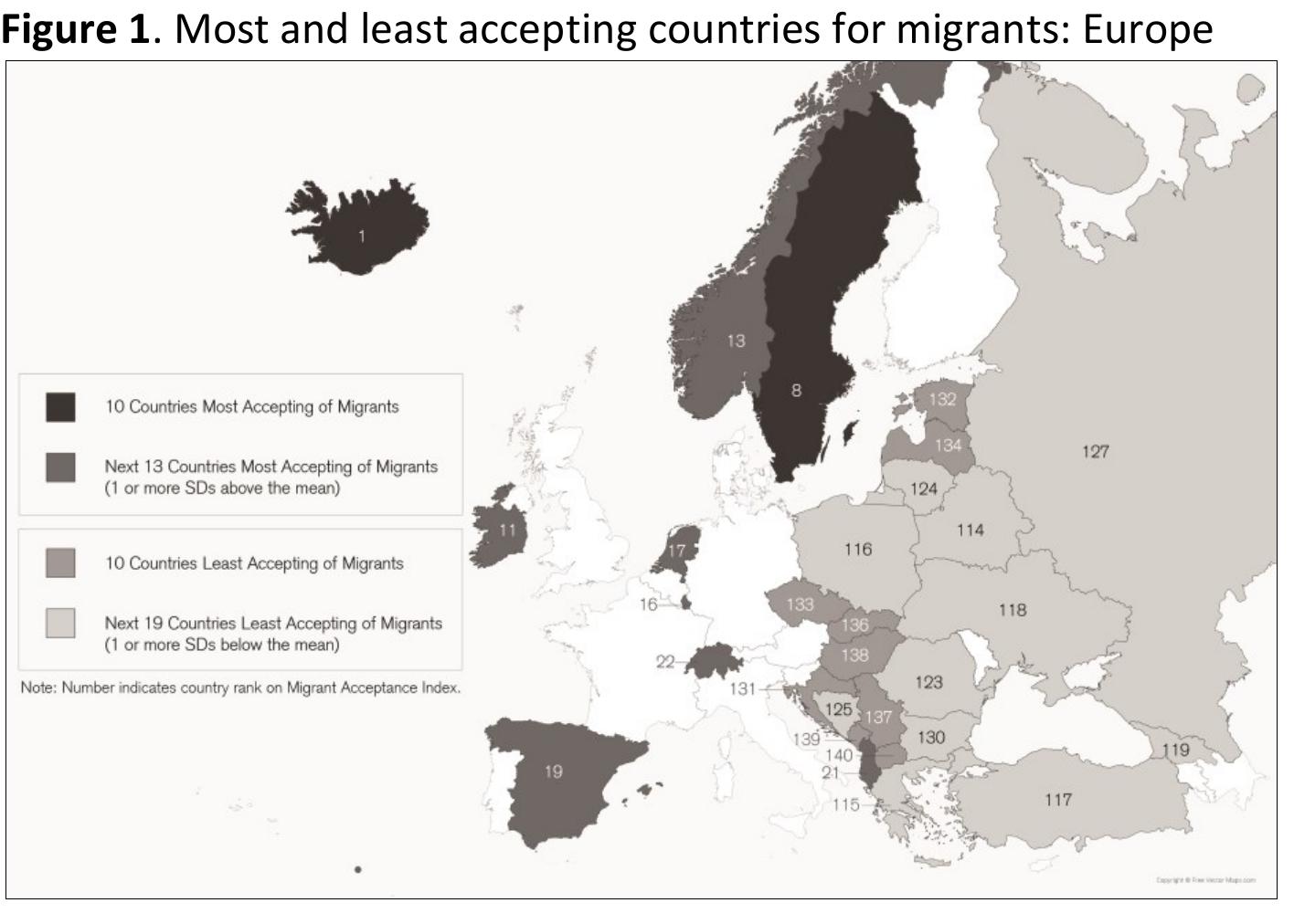 Finally and somewhat surprisingly, the countries whose