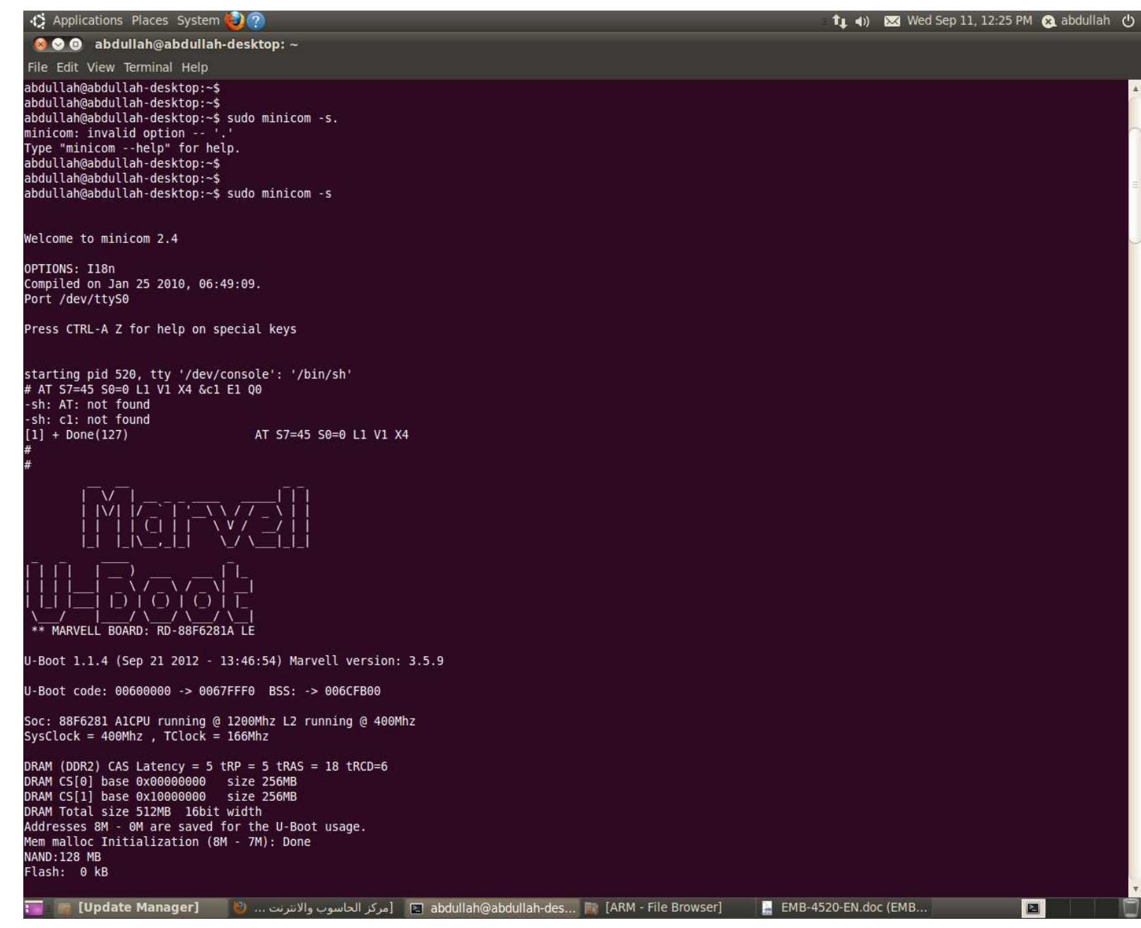 Default boot mode is booting from nand flash. the booting