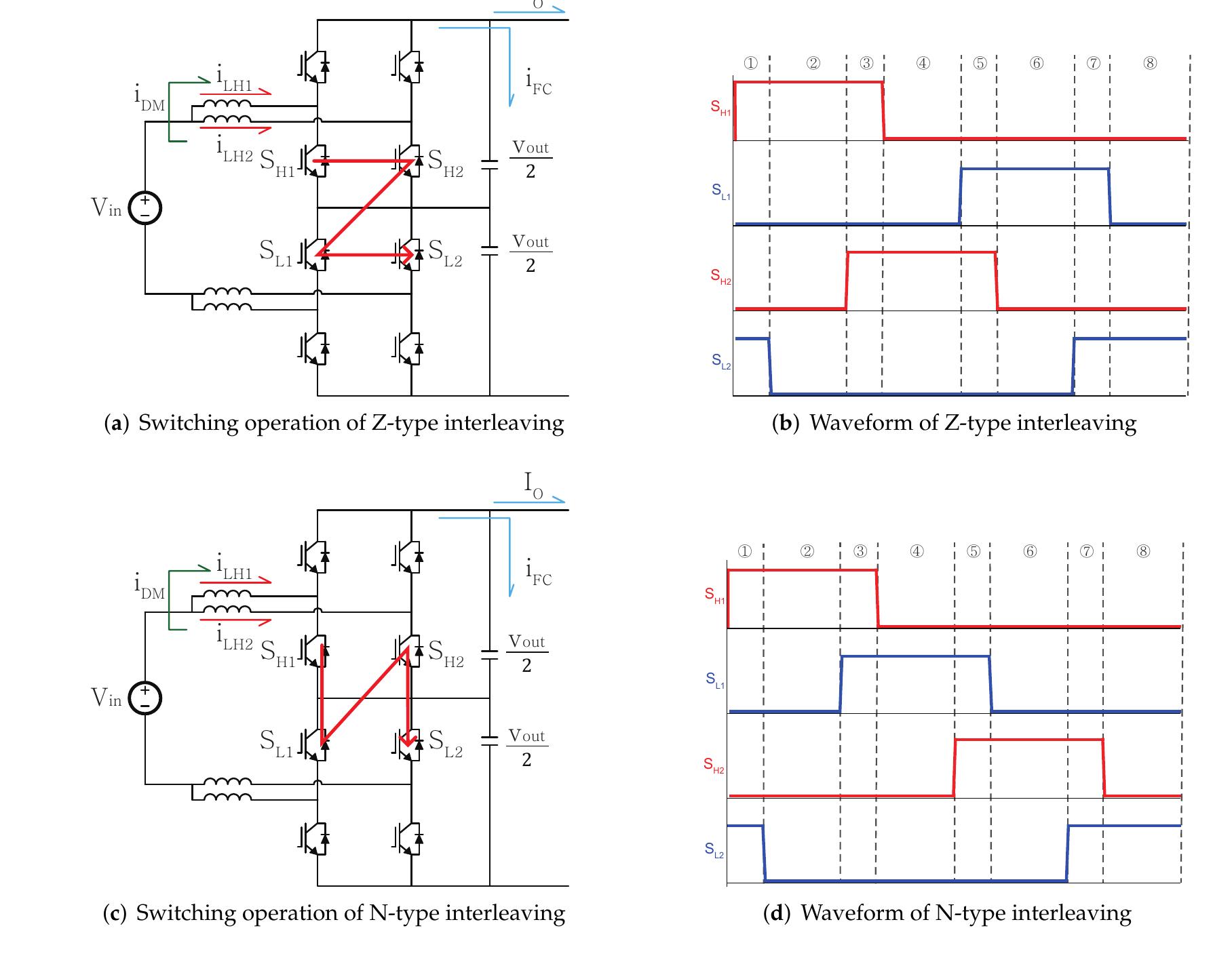 A shows the circuit diagram of two-phase parallel tlbc.