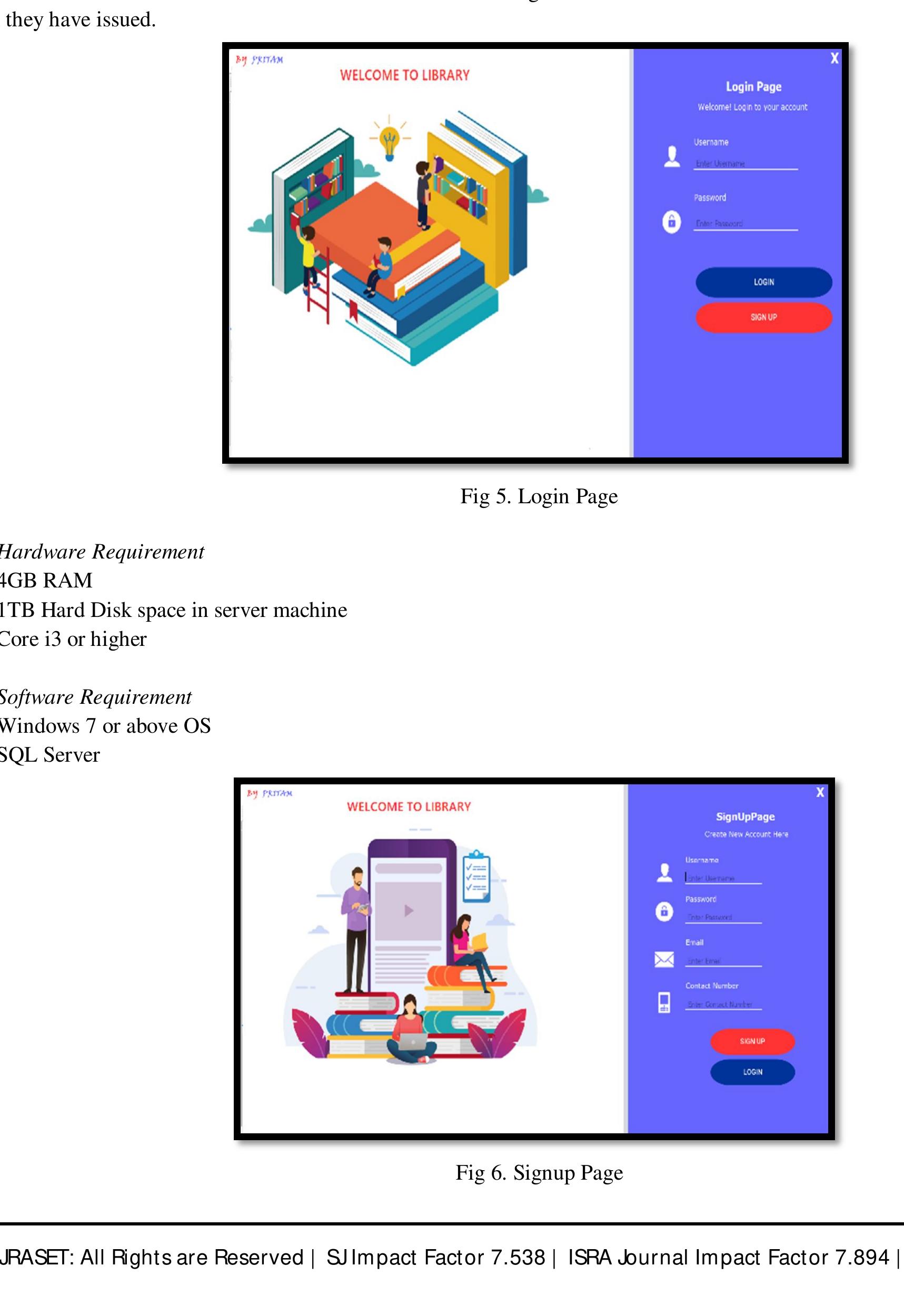 Figure 5 - Library Management System (LMS) Using JAVA