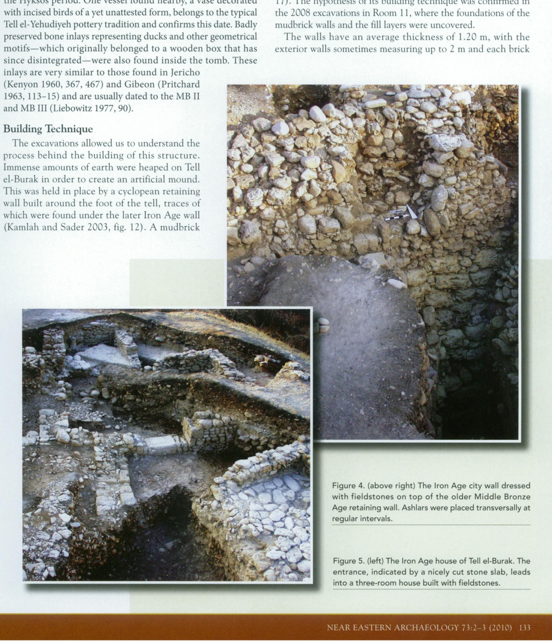 Figure 4 - Tell el-Burak: A New Middle Bronze Age Site from