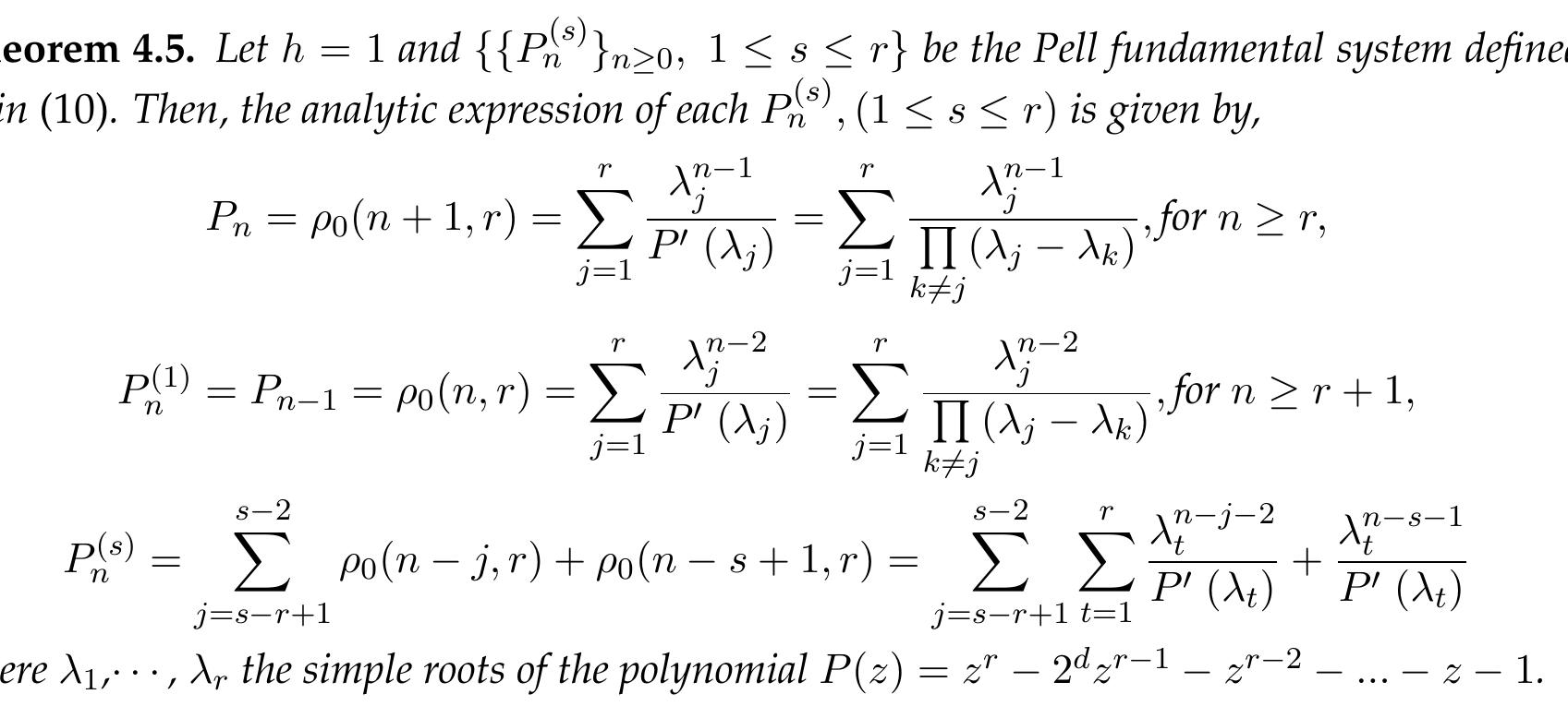 Figure 1 - ON A MODEL OF GENERALIZED PELL NUMBERS