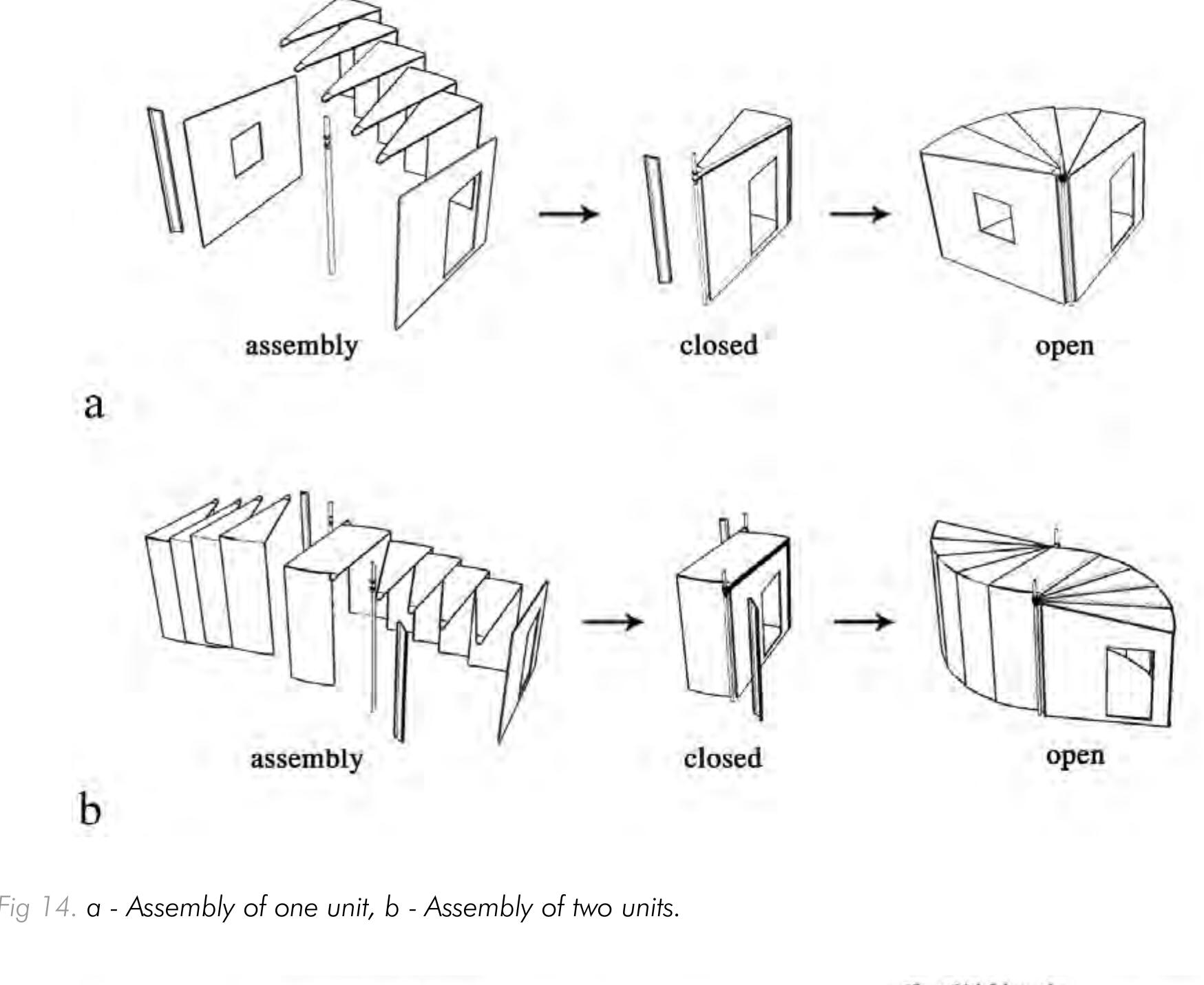 Figure 16 - Pop-Up Technique of Origamic Architecture for