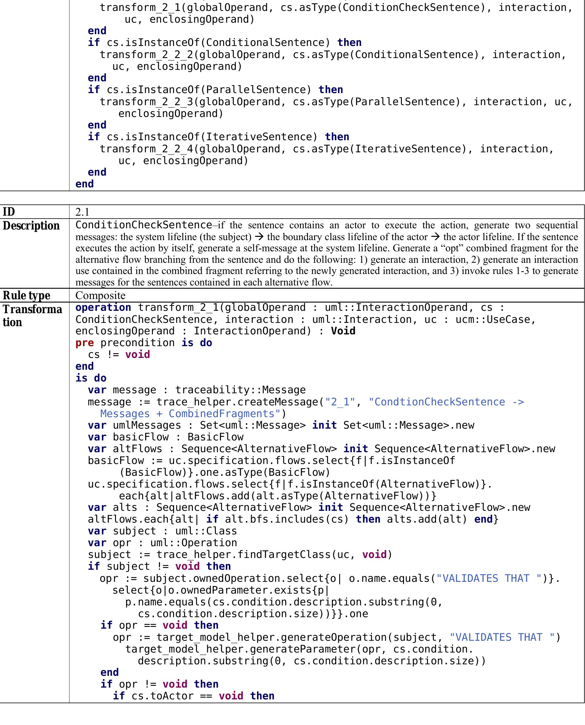 Table 9 Automatically Deriving Uml Sequence Diagrams From