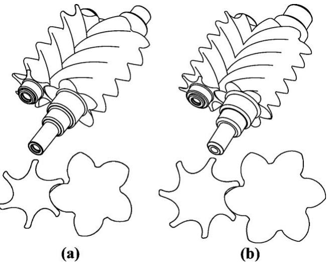 Figure 9 - Rotor Profile Design for the Twin-Screw