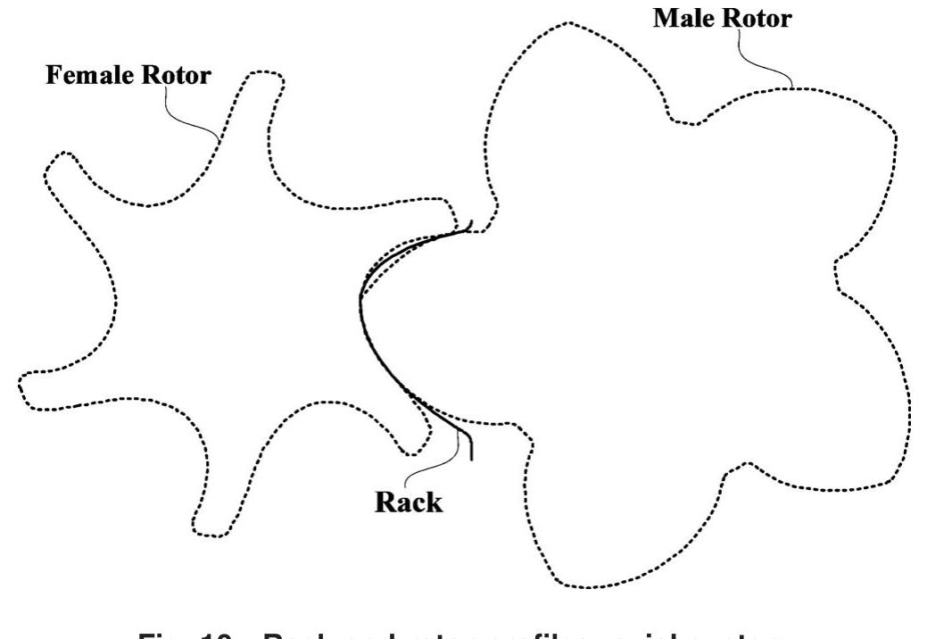 Figure 10 - Rotor Profile Design for the Twin-Screw
