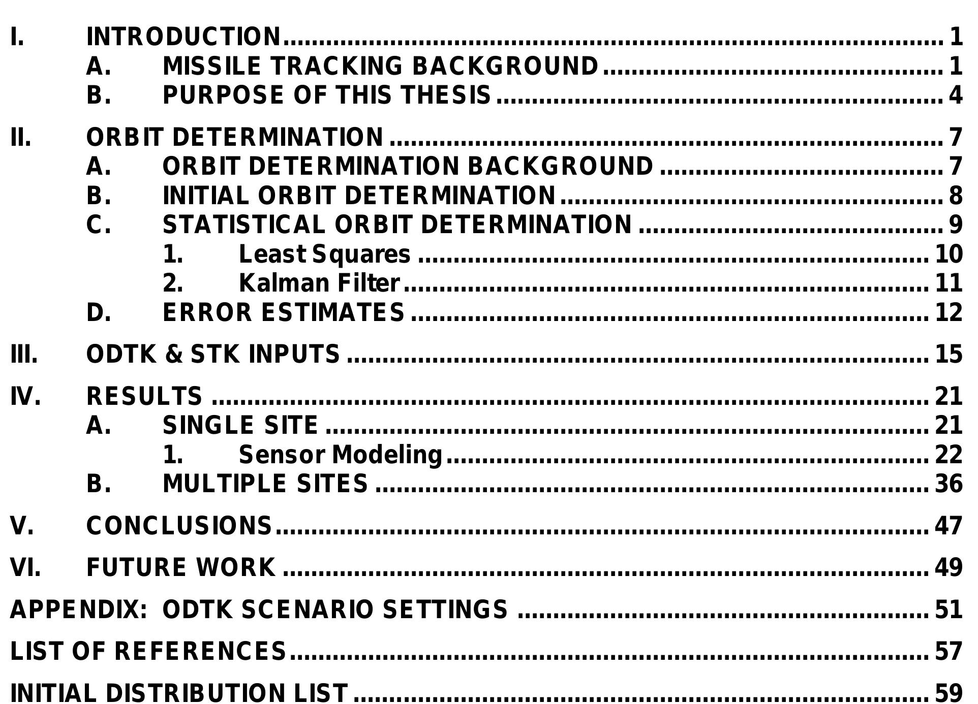 Figure 3 Ballistic Missile Trajectory Estimation