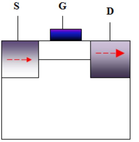 Schematic views of classical spin fet[s: source, g: gate, d: