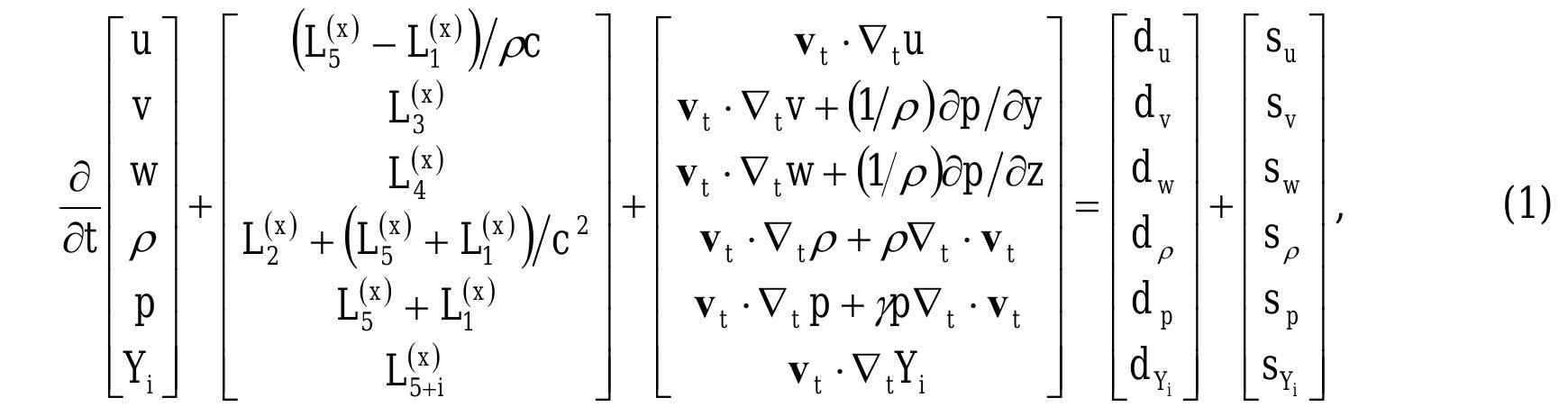 Be transformed into a characteristic form, written as:
