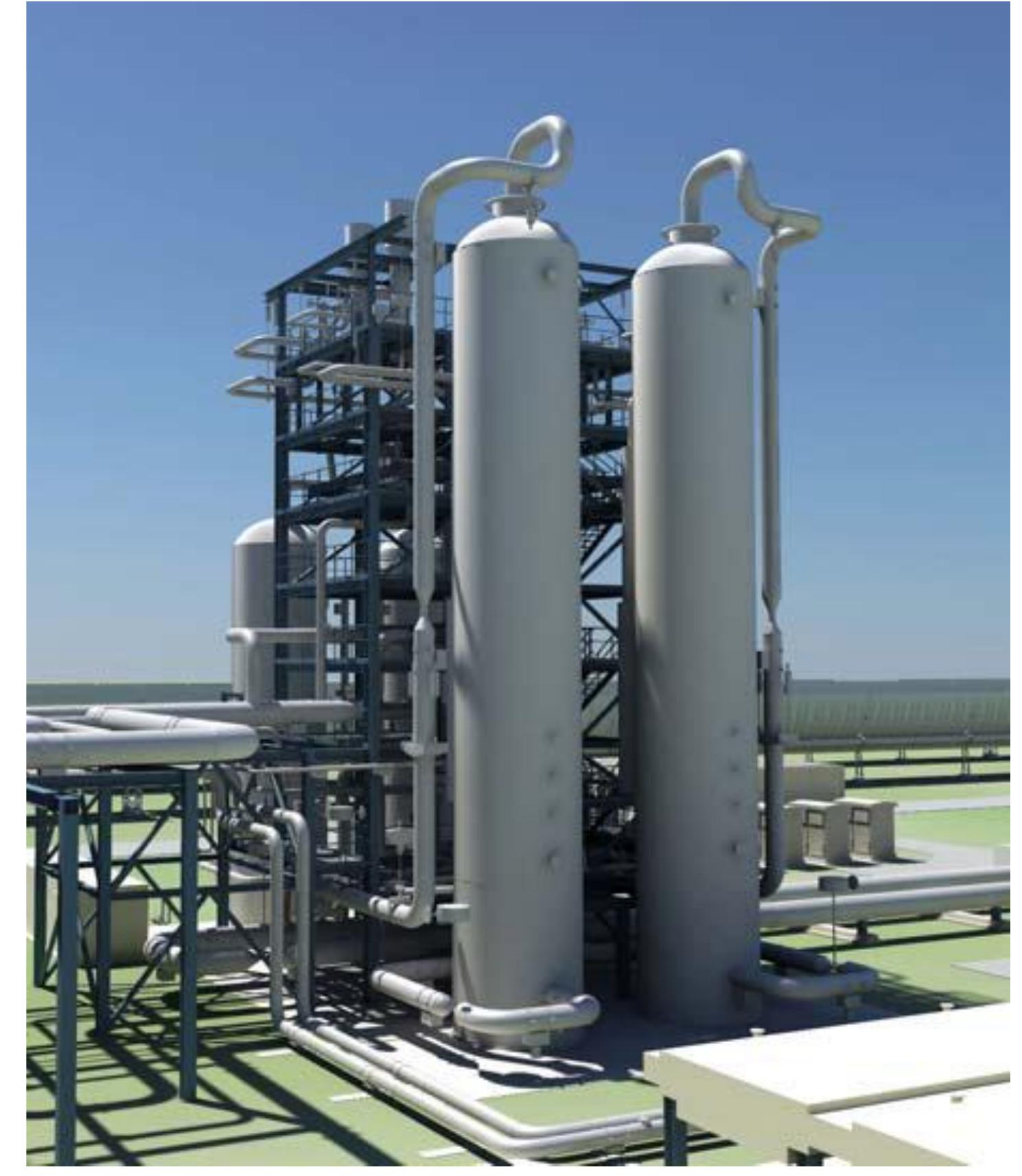 , 3d model view of once-through (benson® technology) boiler