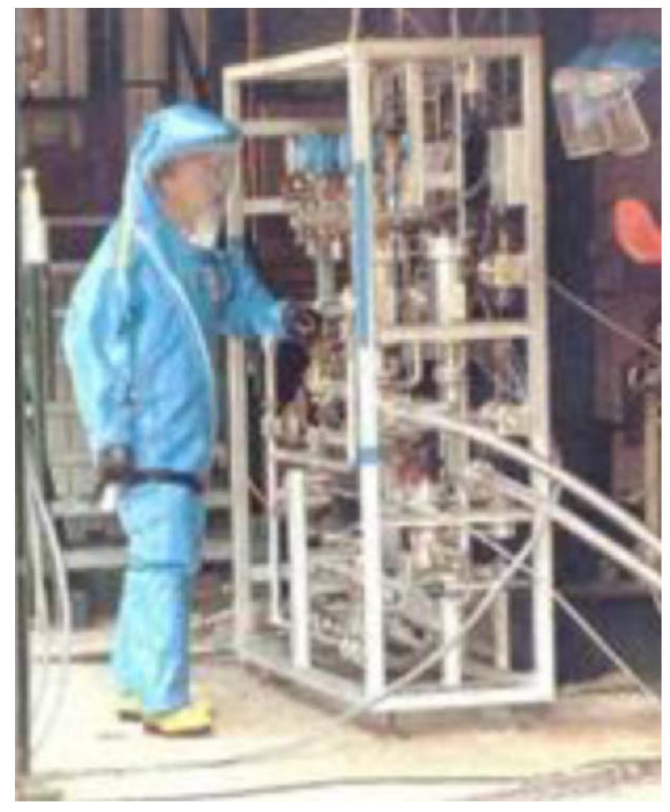 Test of gsp equipment.