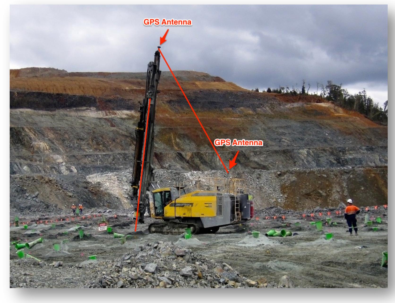 - an atlas copco d65 drill rig at savage river mine,