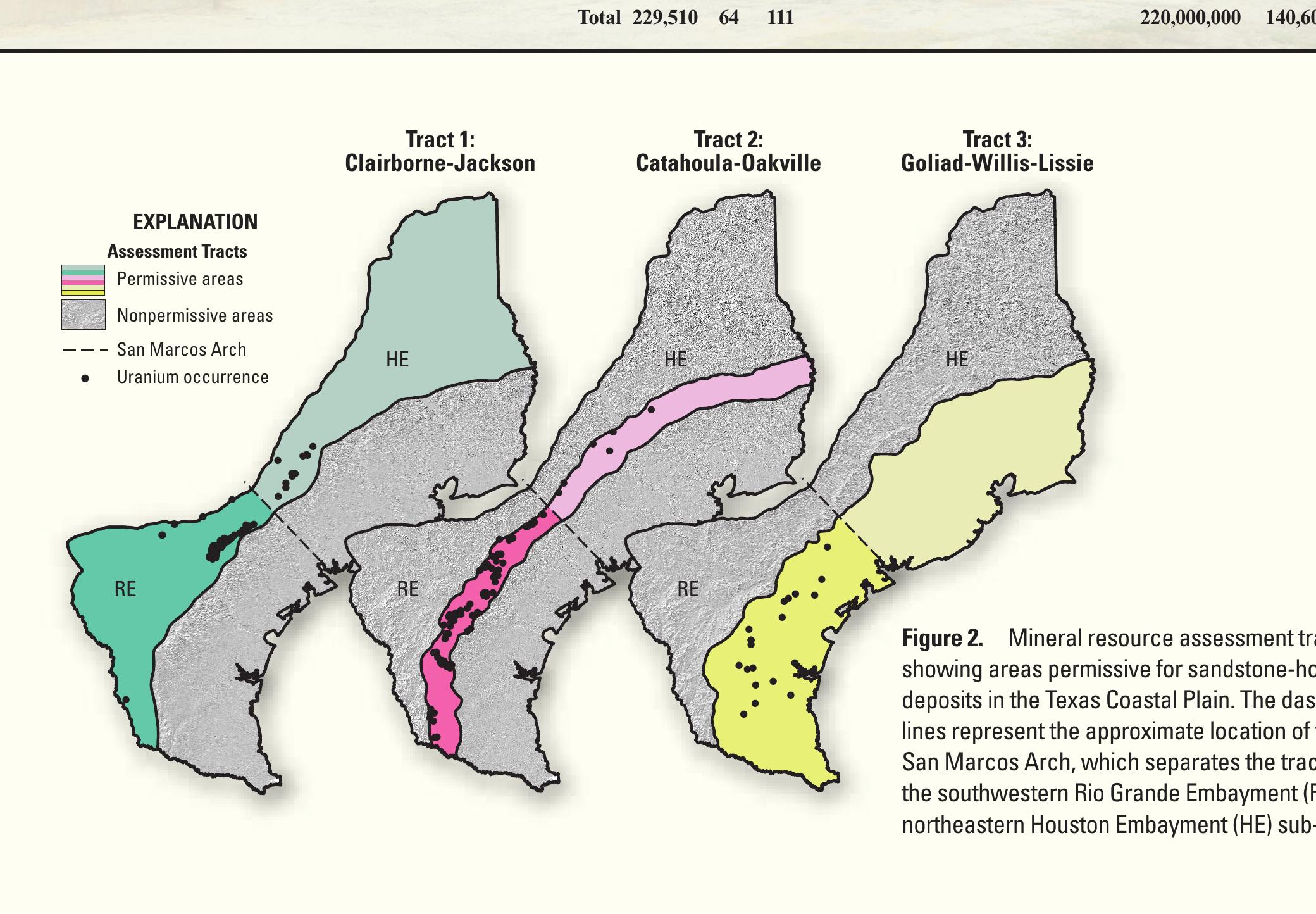(facing page). generalized geologic map of the southern