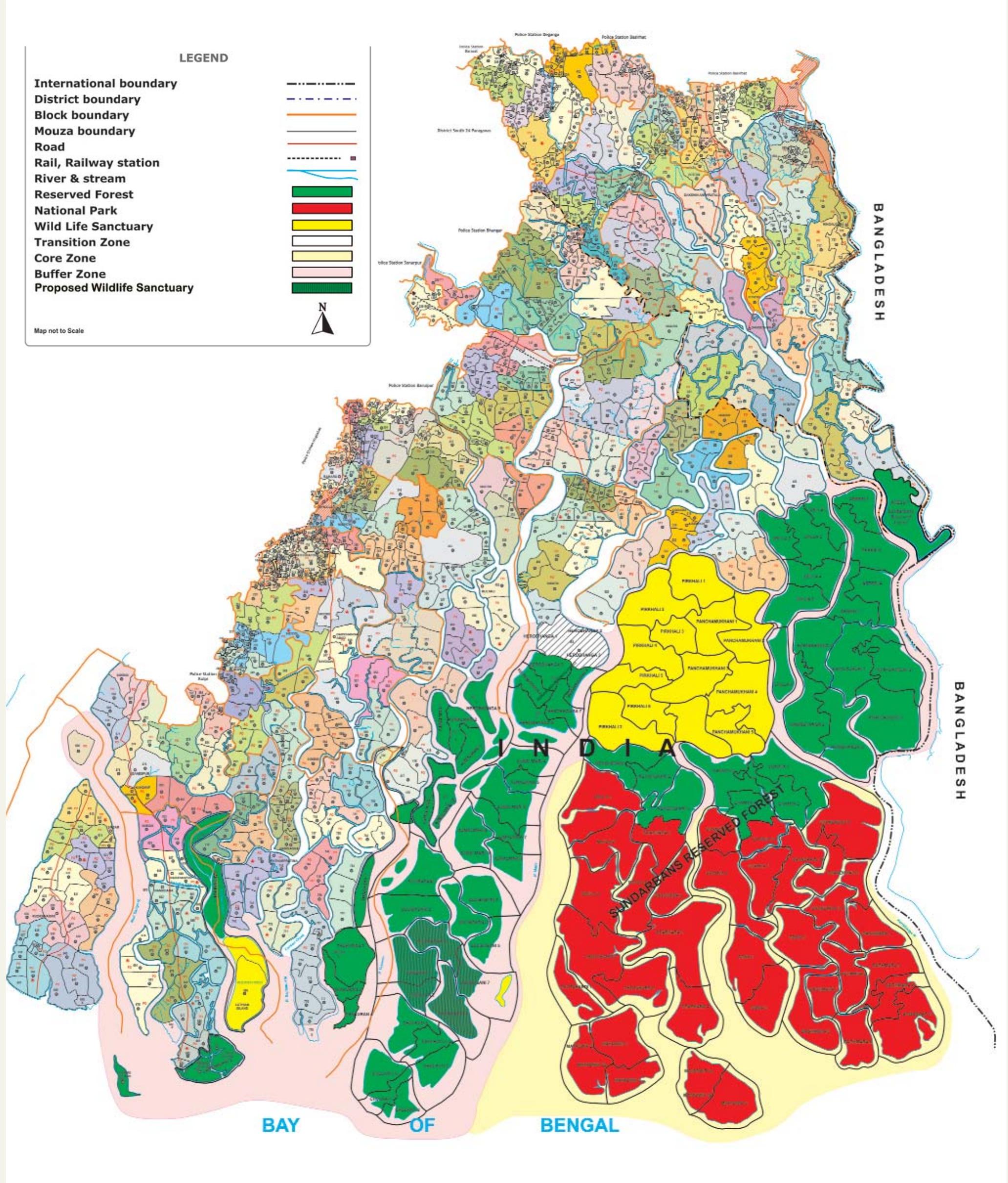 6: map of sundarbans biosphere reserve source: anurag danda,