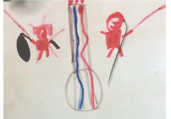 7.3: john’s drawing of him saying rhythms. 7.2: wyatt’s