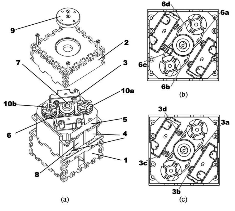 Exploded 3d view of vsa-cube with basic components high-