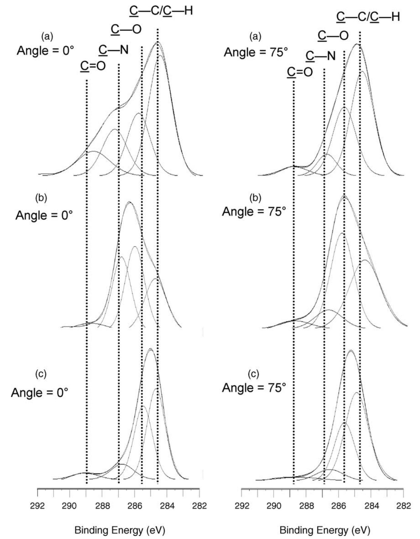 Figure 8 - from FT-IR and XPS studies of