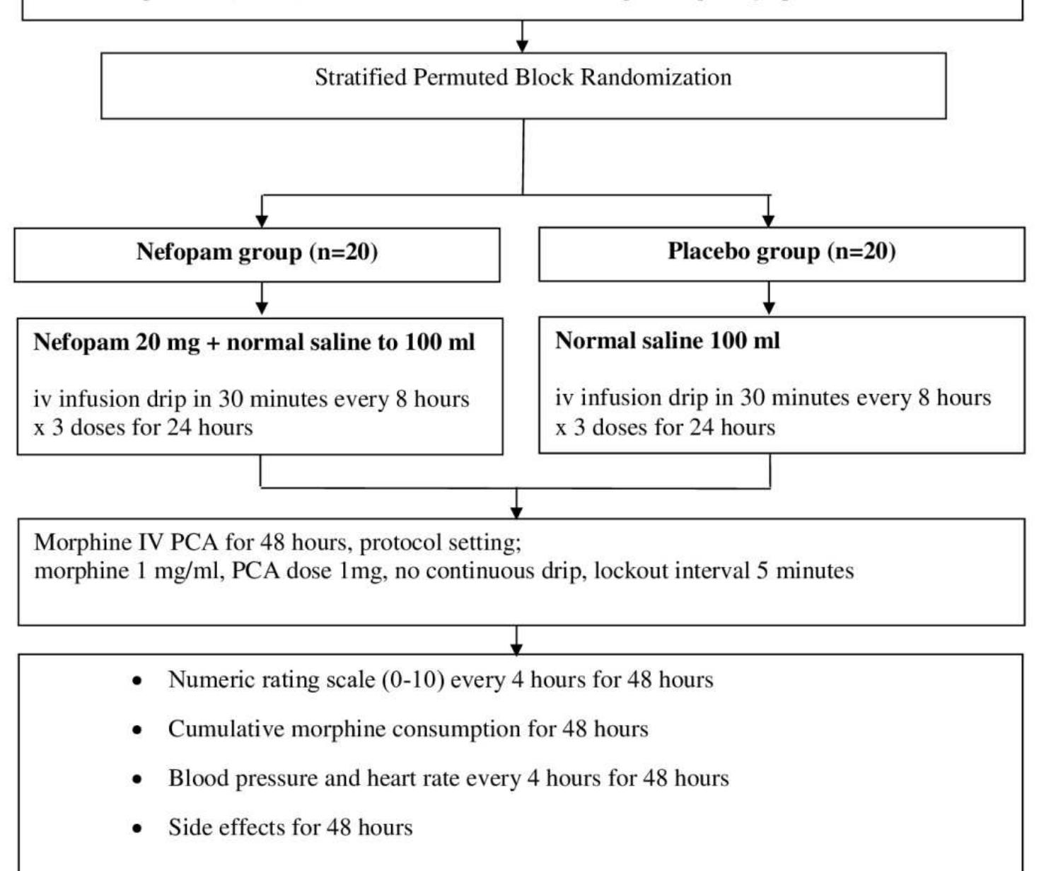Consort study flow chart.