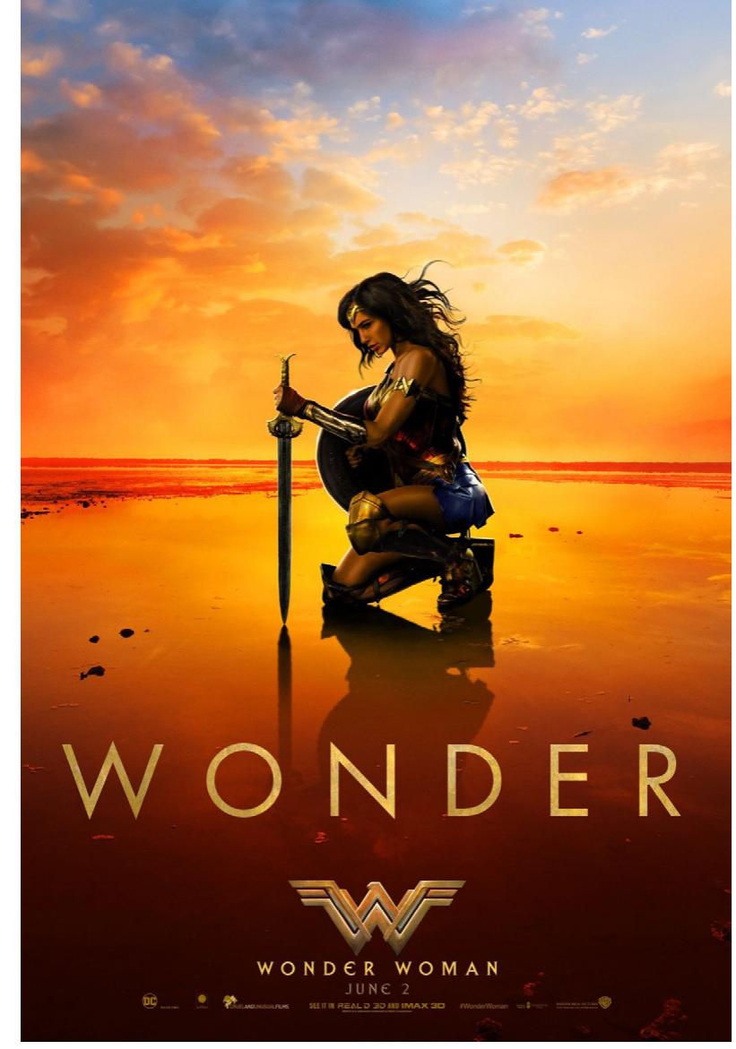 Gal gadot in the wonder woman costume created for the 2017
