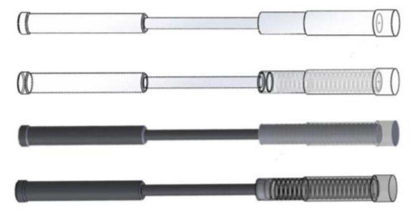 Structure of lander legs fig 2 primary and secondary unit of