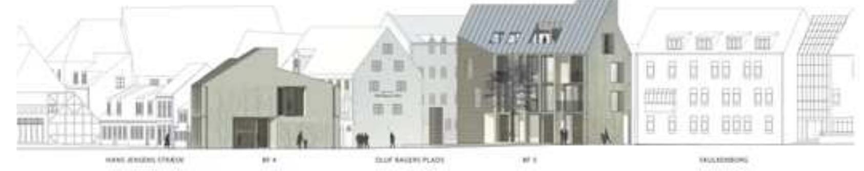 Leth & gori's facade elevations from the first design round