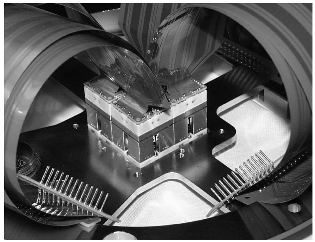Fully assembled 22 array of v2 microcolumns., t.h.p. chang