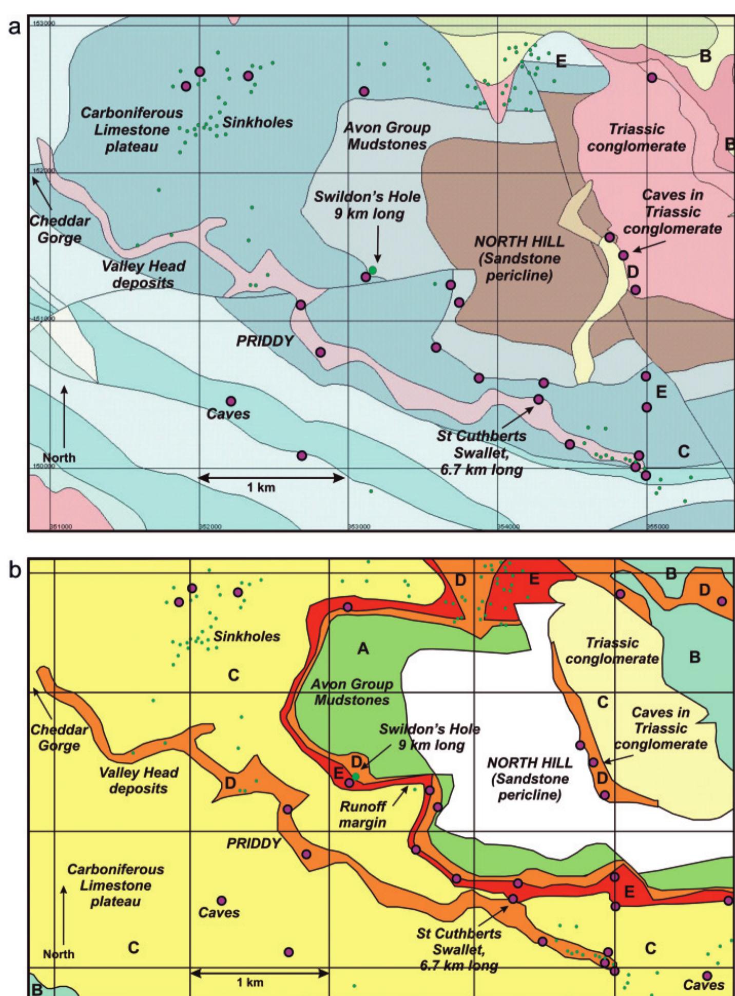 (a) the digital 1:50 000 bedrock and superficial geological