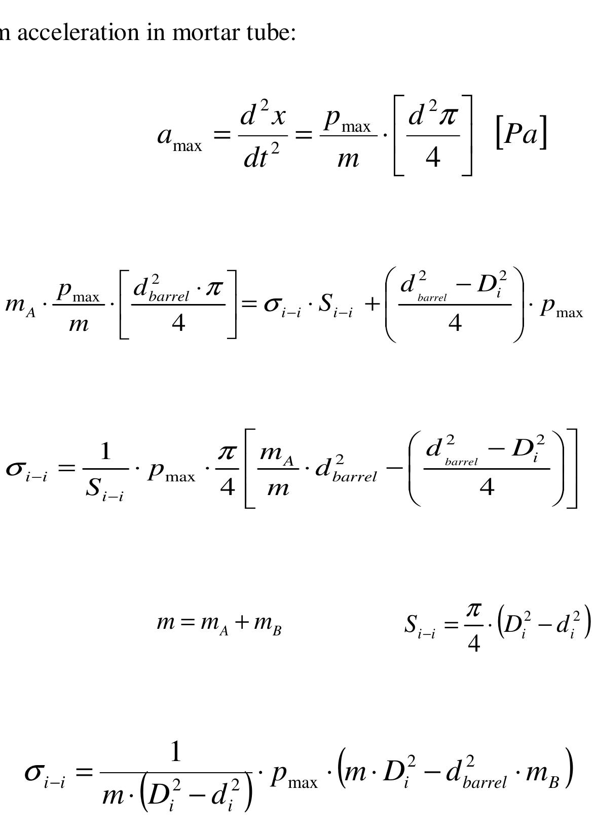 In designing the projectile we make calculations with so