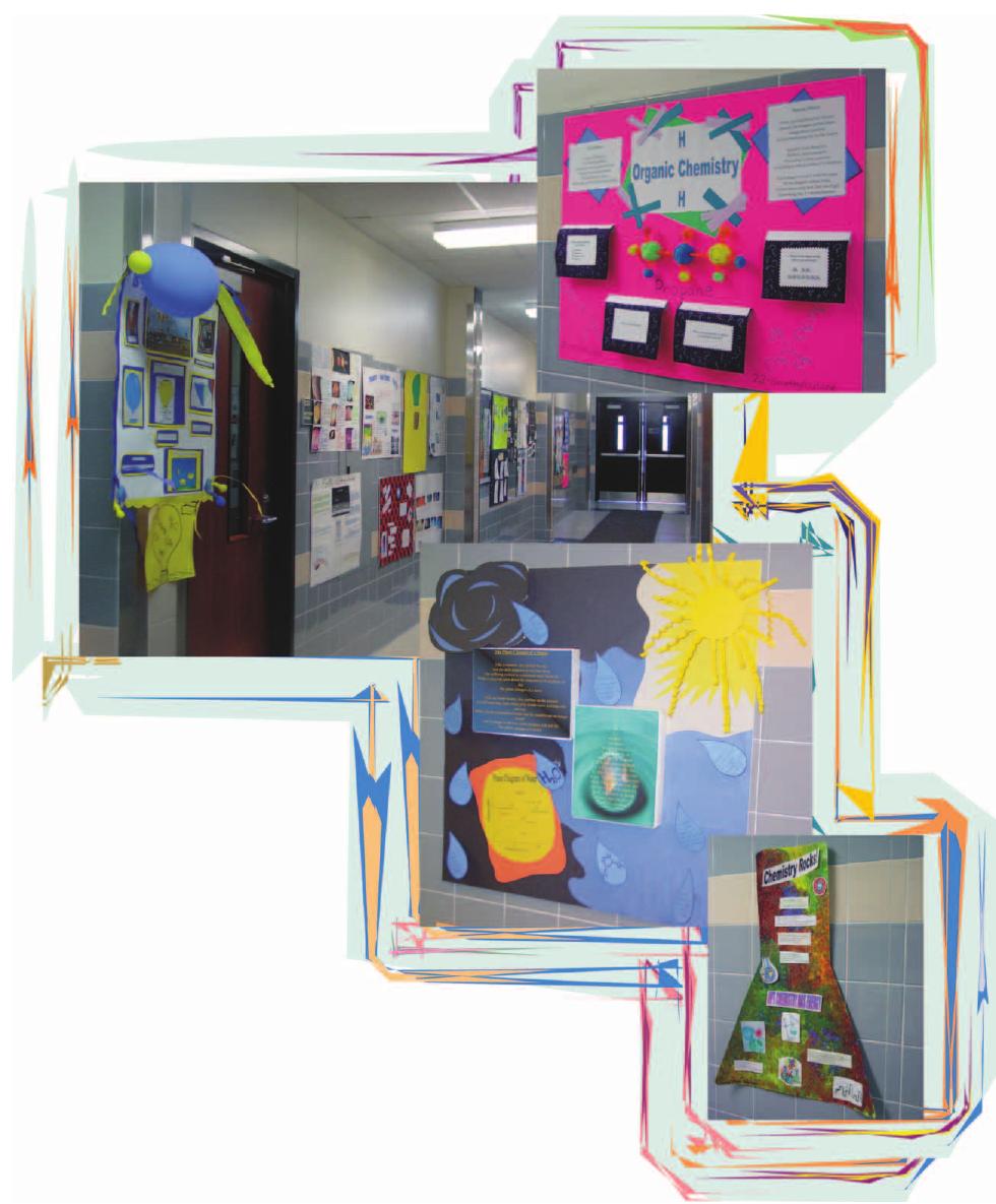 Poetry posters from general chemistry classes. the poster,