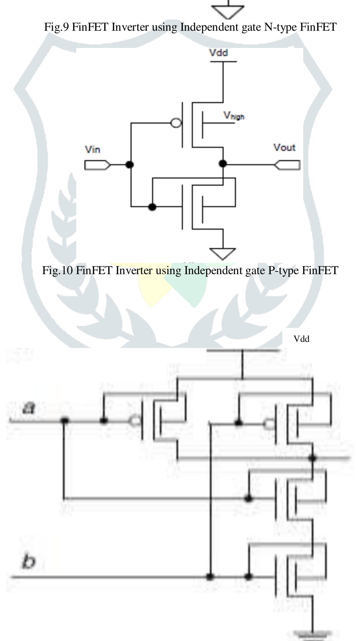 Finfet nand using short gate finfet