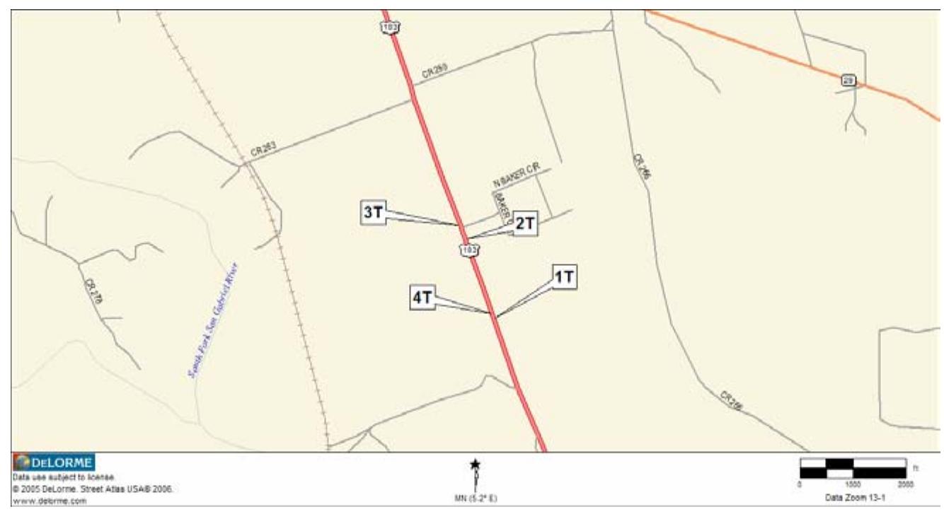 5: detailed location of us 183 n pfc sections a detailed map