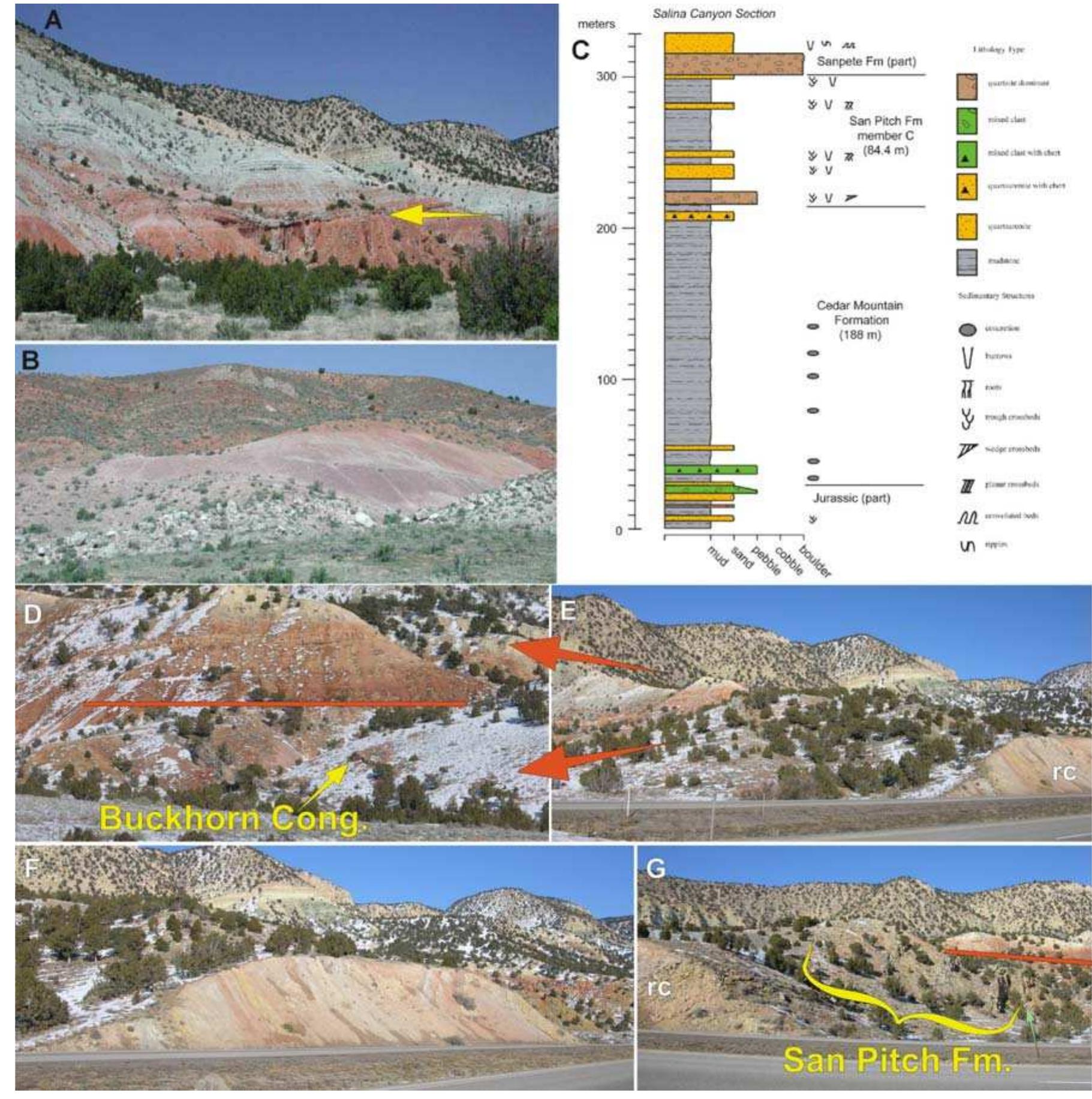 Figure 22 - The Lower Cretaceous Cedar Mountain Formation,