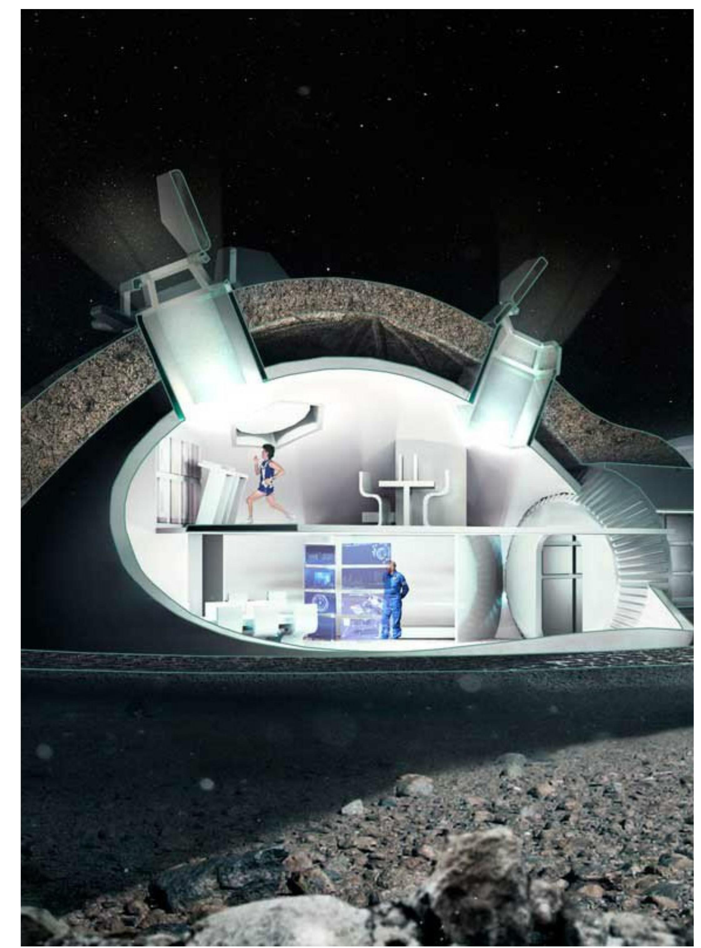 Figure 6 - Colonization of space. Ephemeral Megastructures