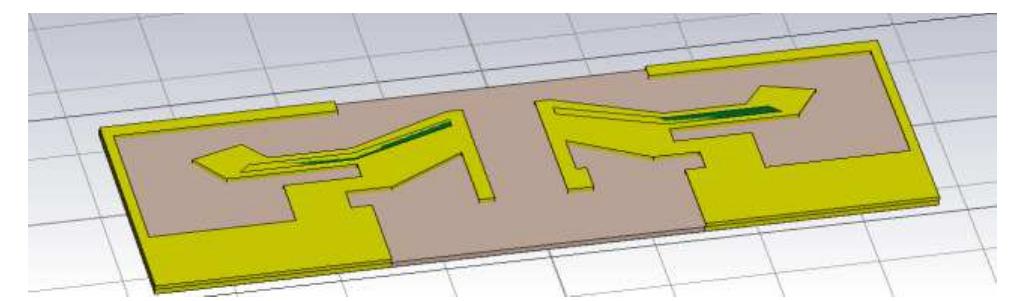 Multi-band dipole antenna model